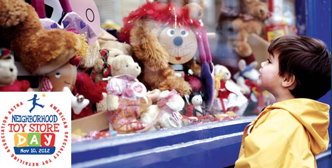 Neighborhood Toy Store Day on Saturday, November 10, 2012 - Stylish ...