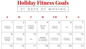 December Fitness Goals - 31 Days of MOVING - Mom Generations | Audrey ...